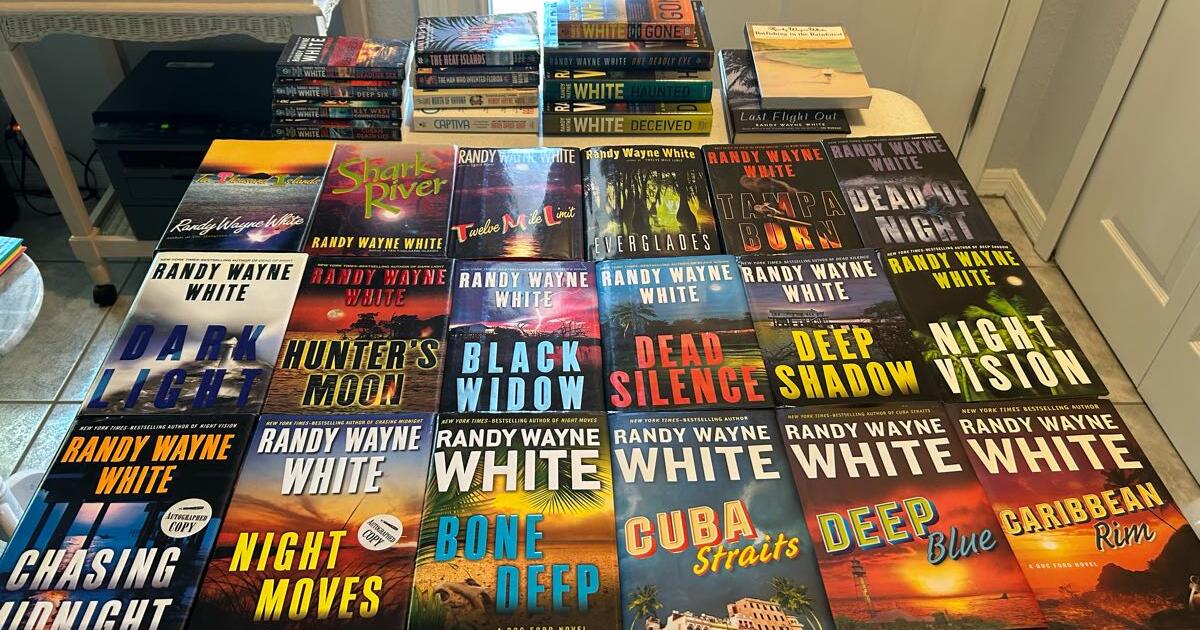 Doc Ford series. Randy Wayne White author for $60 in Englewood, FL ...