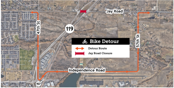 CDOT has announced that the Jay Road median, between northbound and ...
