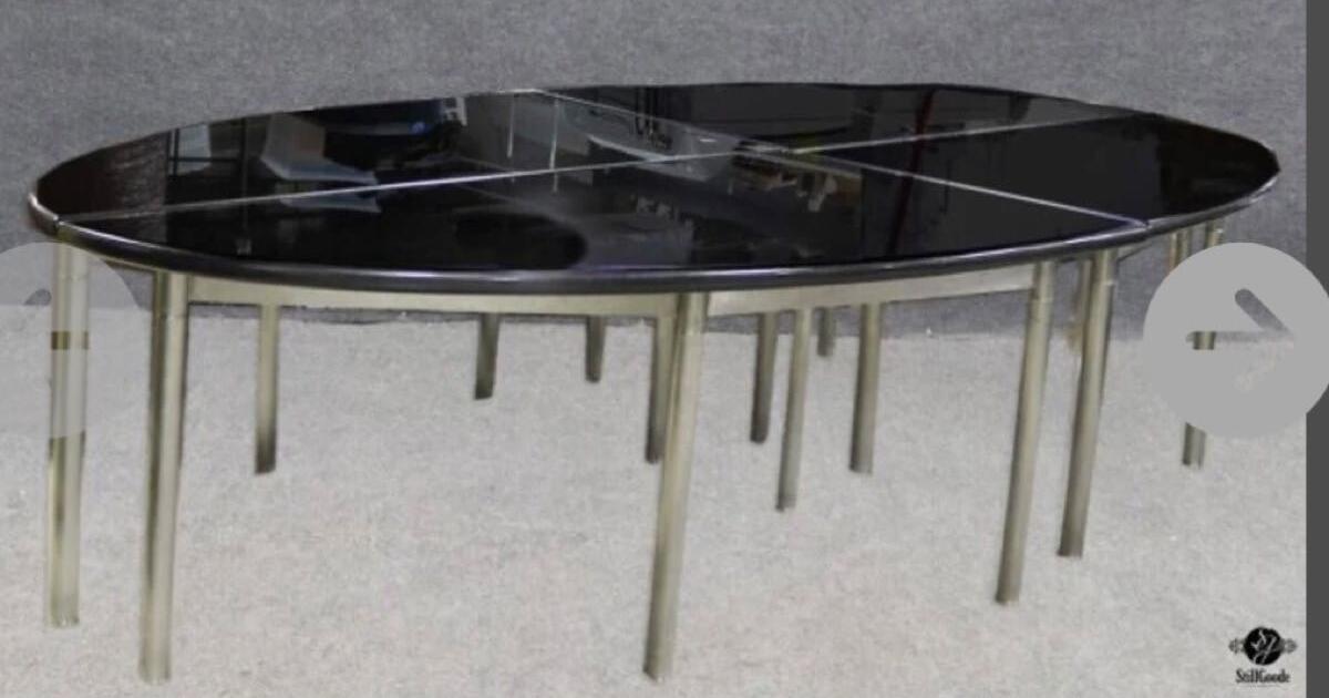 12’ granite and metal conference table 4pc for $80 in Spring, TX | For ...