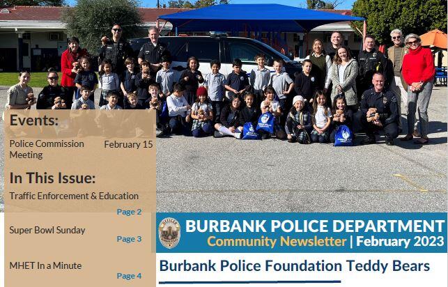 Burbank Police Community Newsletter - February 2023 (Burbank Police ...