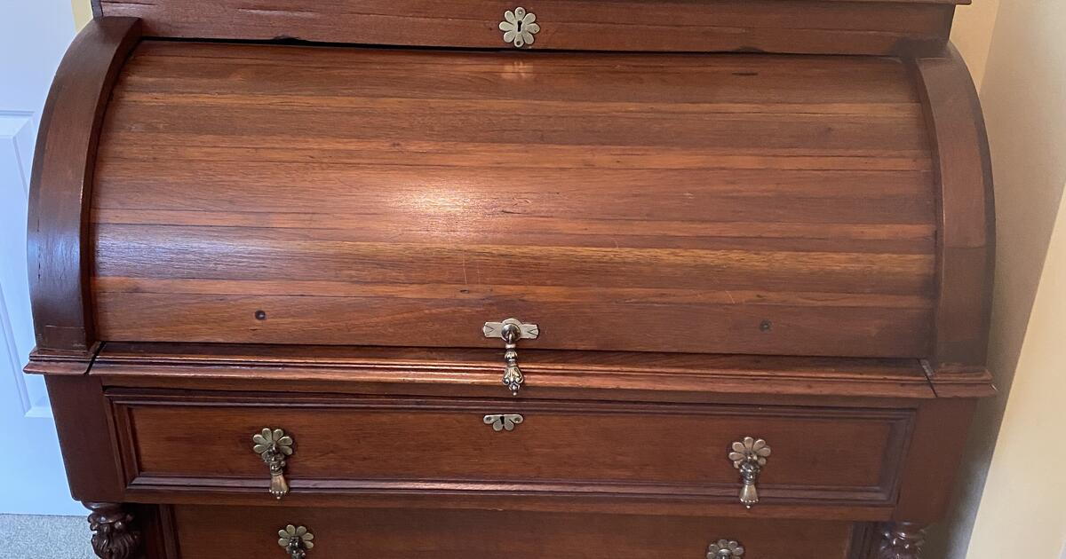 Barrel Top Desk, Vintage Walnut Early 1900 for $375 in York, PA | Finds ...