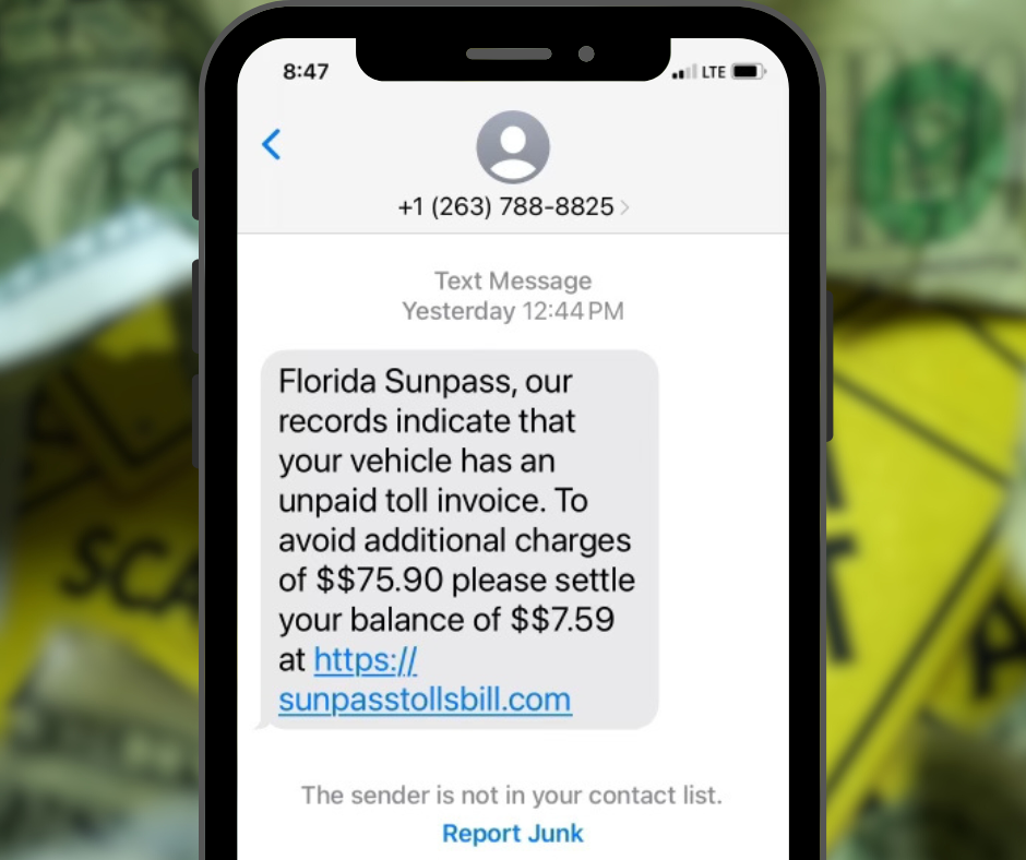 🚨 𝐒𝐮𝐧𝐏𝐚𝐬𝐬 𝐒𝐦𝐢𝐬𝐡𝐢𝐧𝐠 𝐒𝐜𝐚𝐦 𝐖𝐚𝐫𝐧𝐢𝐧𝐠 🚨 (Gulf County Sheriff's Office) — Nextdoor — Nextdoor