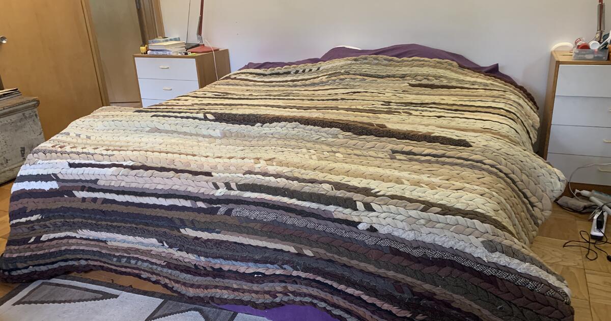 Handmade woven and Braided Rug - technique borrowed from Coast Salish ...