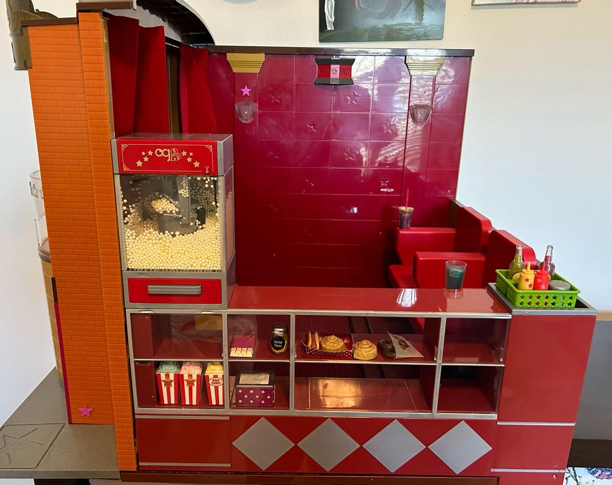 Our Generation Movie Theater / Cinema Playset for 18" Dolls for $30 in ...