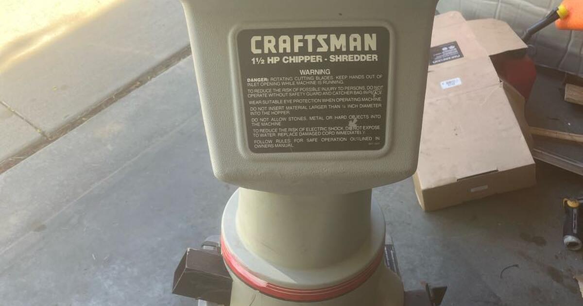 1/4 craftsman HP chipper - won’t run for Free in Omaha, NE | For Sale ...