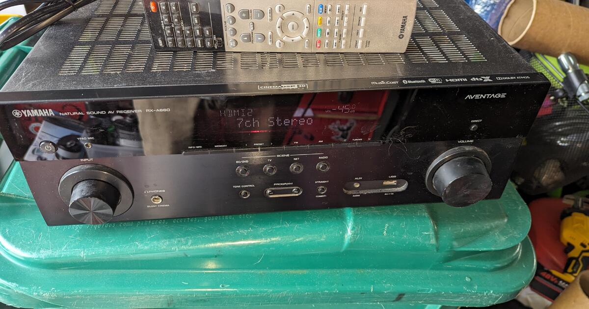 YAMAHA AVENTAGE - RX A660 - WiFi! BlueTooth! 4K! HDMI Ports! Air Play ...