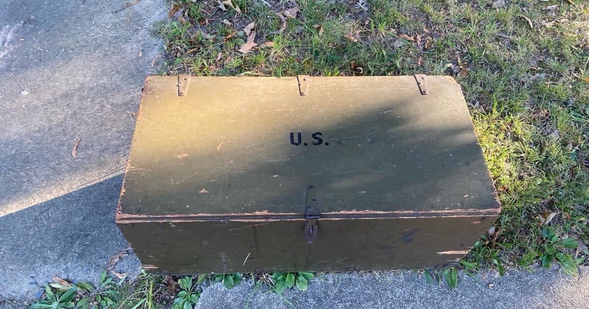 Vintage U.S. Military Storage Chest for Free in Durham, NC | For Sale ...