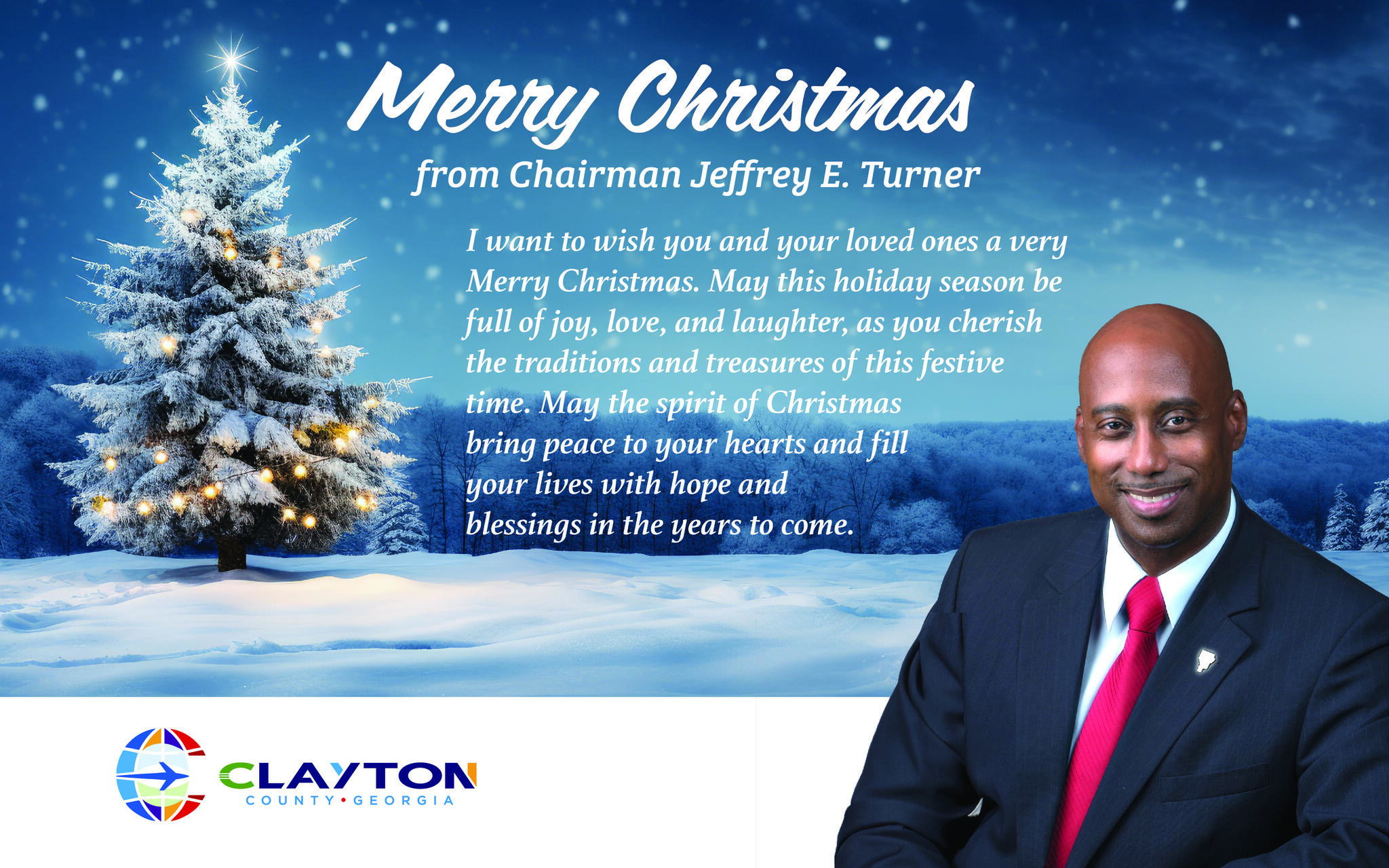 Merry Christmas from Chairman Jeffrey E. (Clayton County Board of ...