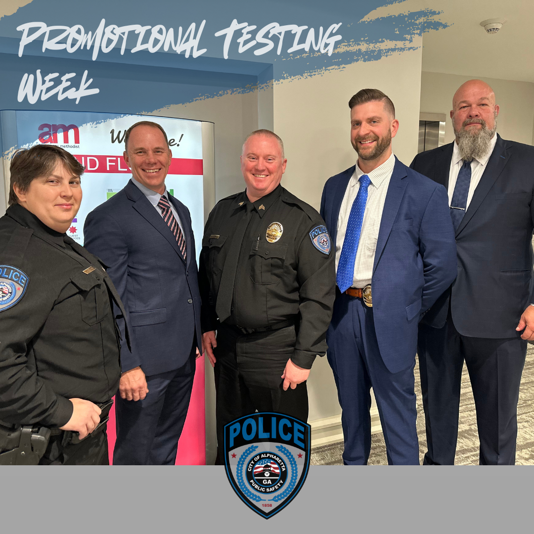 It's promotional testing week for those officers and sergeants who are ...