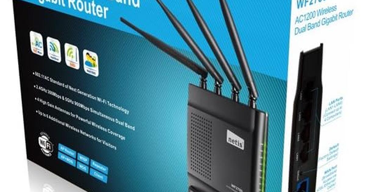 Netis AC 1200 Gigabit Router For Your Home Network For 30 In Netis AC 1200 Gigabit Router For Your Home Network For 30 In