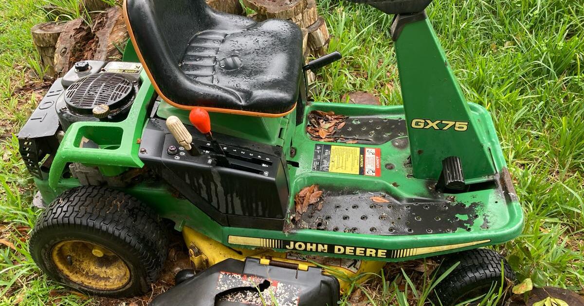 John Deere GX75 Riding Mower for $150 in Jacksonville, FL | For Sale ...