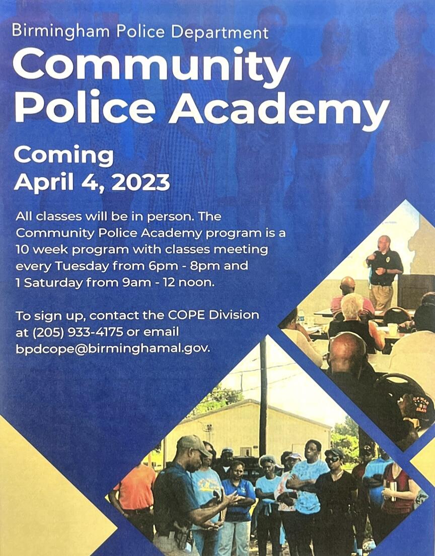 It's Time to Register for the Upcoming Community Police Academy ...