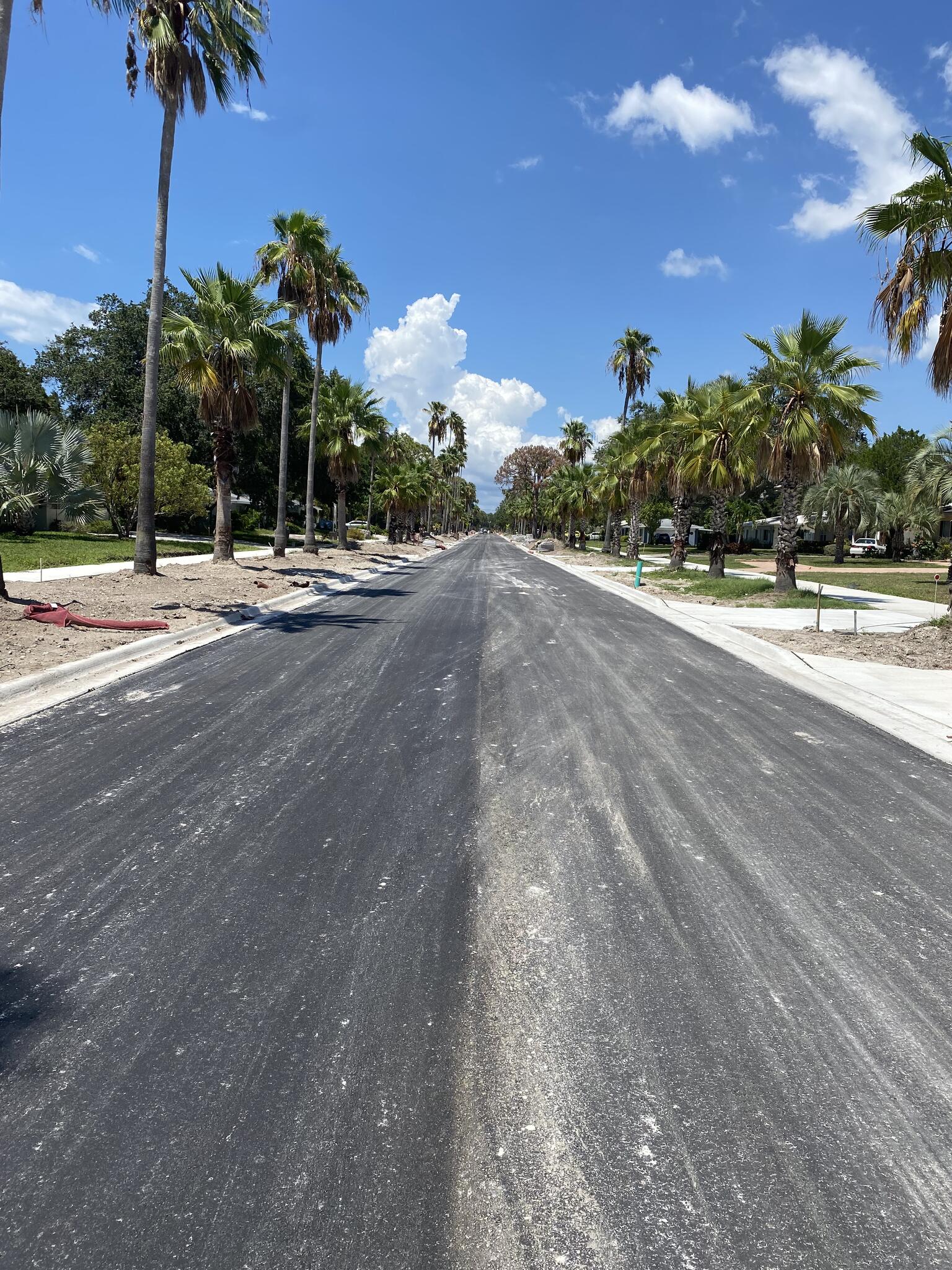 Phase 1 of the Indian Rocks Road construction project continues to make ...