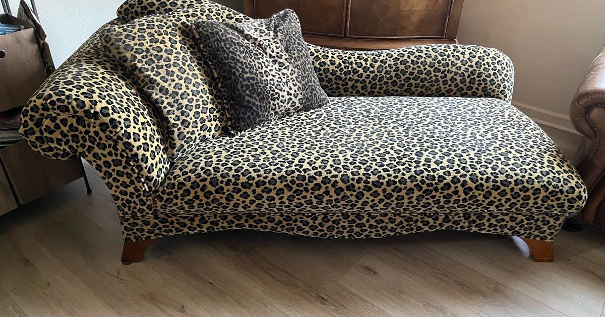 Leopard Chaise lounge for $75 in Virginia Beach, VA | Finds — Nextdoor