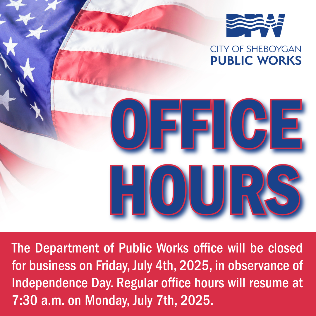 🔴⚪🔵 The Department of Public Works office will be closed for business ...