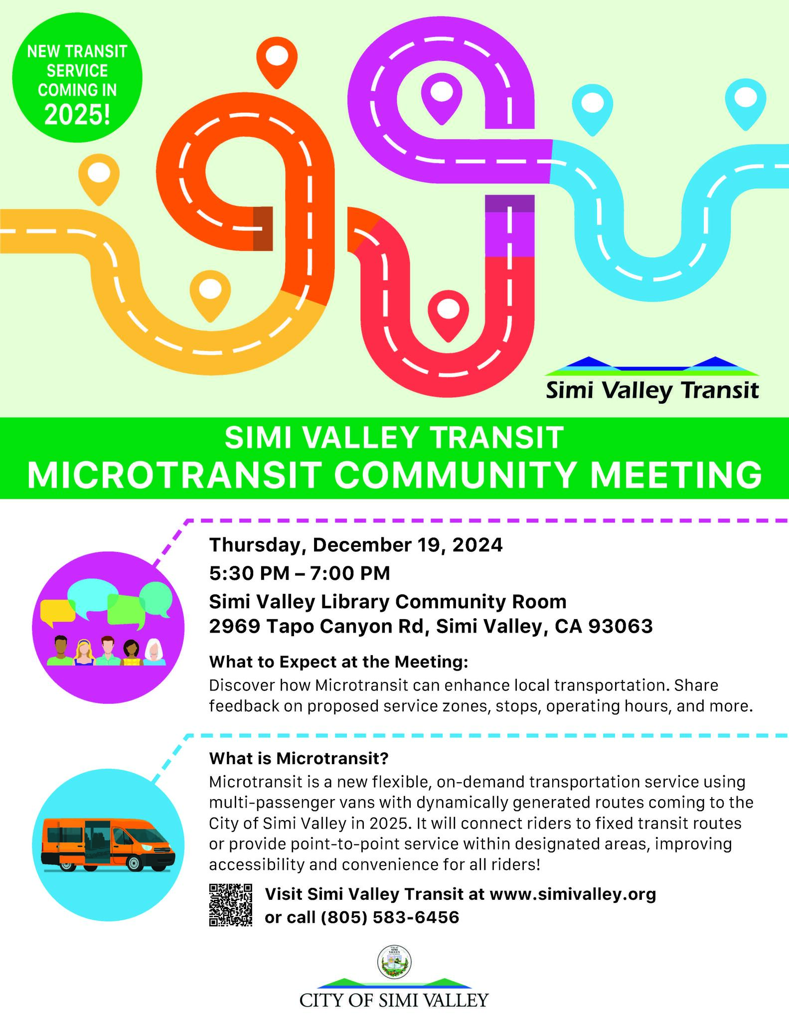 🌟 You're invited to attend the City of Simi Valley Transit’s ...