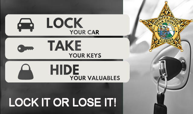 LOCK IT OR LOSE IT! (Polk County Sheriff's Office) — Nextdoor — Nextdoor