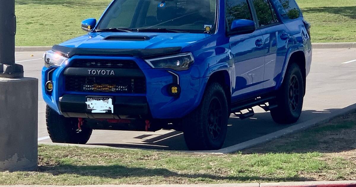 2019 Toyota TRD Pro Supercharged 4Runner low miles- Voodoo Blue ...