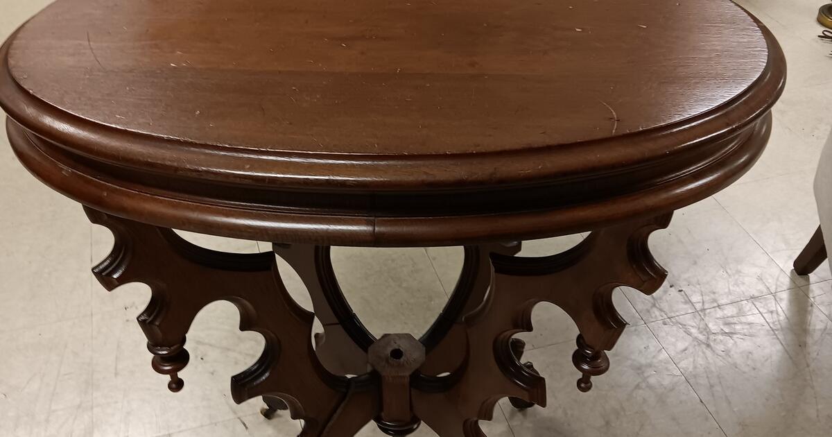 Antique Round Rolling Table for $65 in Jacksonville, FL | For Sale ...