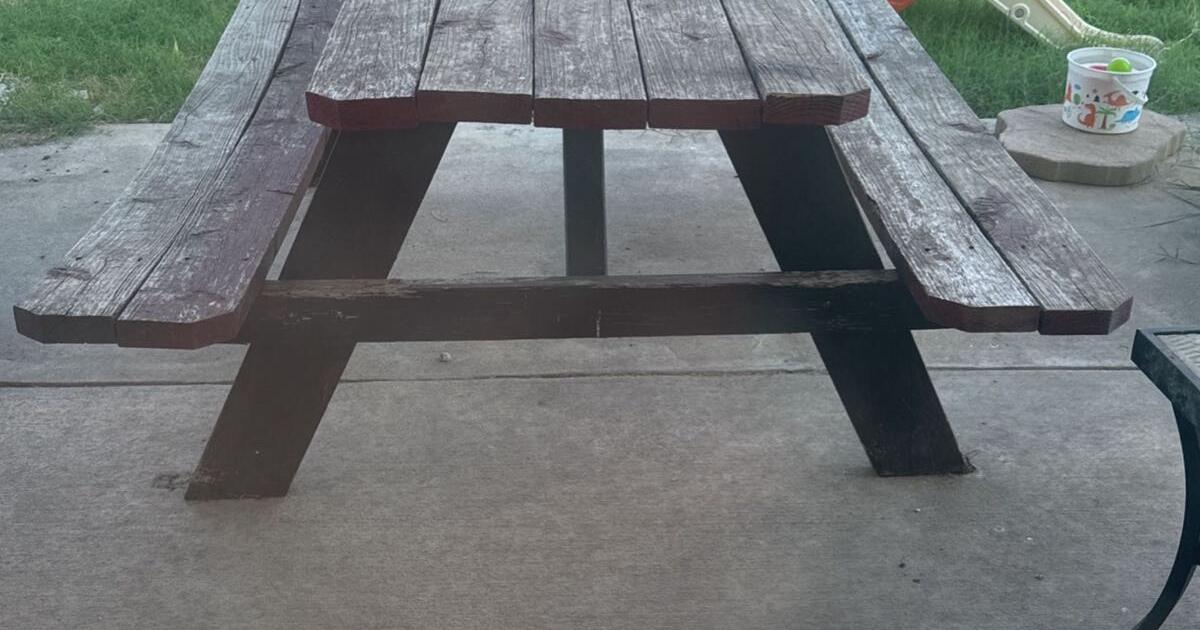 Old picnic table for Free in San Antonio, TX | For Sale & Free — Nextdoor
