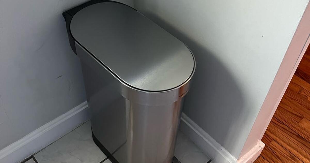 Stainless Steel Trash Can for Free in Morristown, NJ | For Sale & Free ...