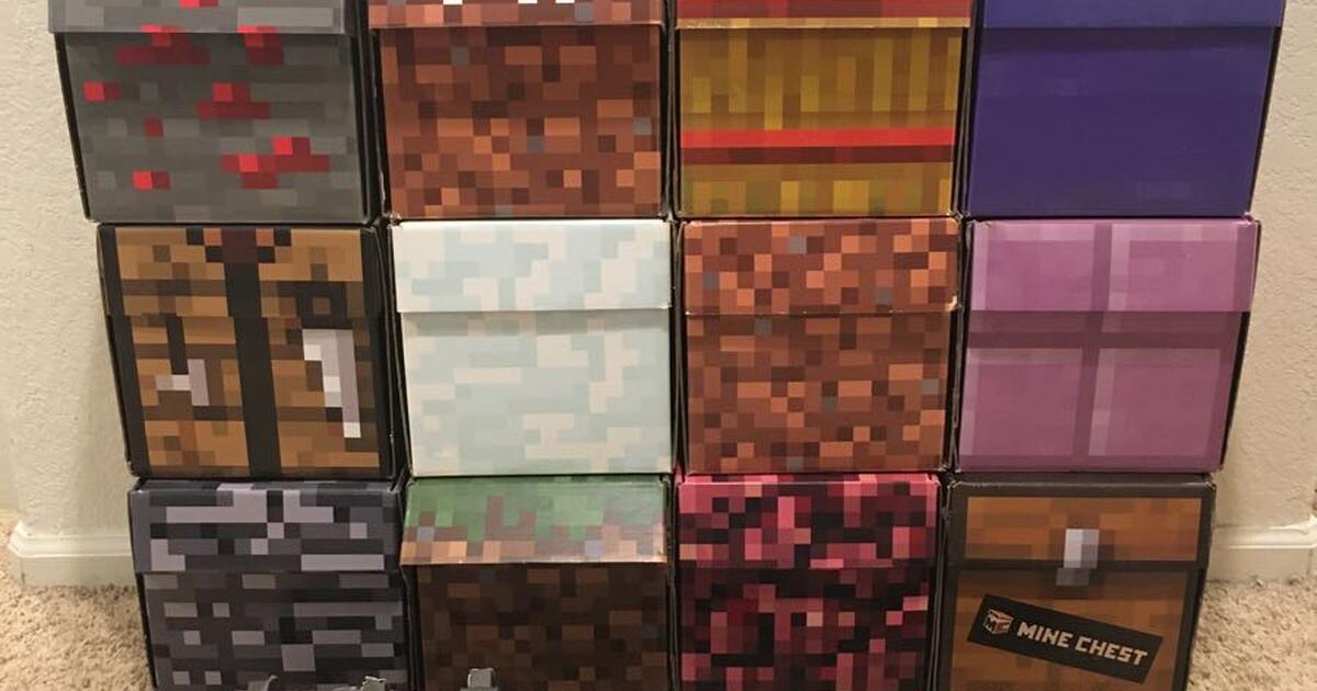 Minecraft Minechest Boxes + Toys for $10 in Erie, CO | For Sale & Free ...
