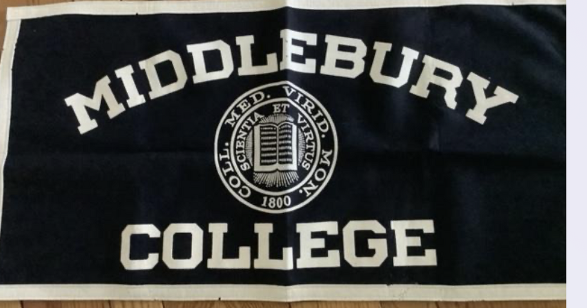 MIDDLEBURY COLLEGE banner for Free in Needham, MA | For Sale & Free ...