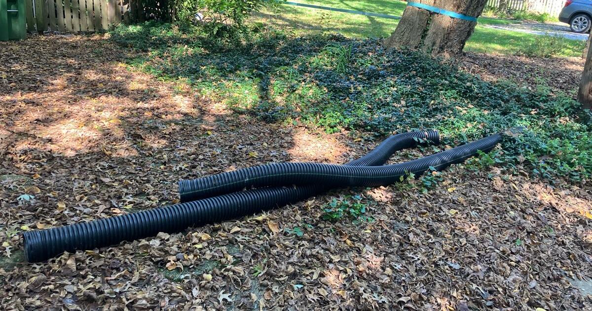 Black Corrugated Drainage Pipes for Free in Baltimore, MD | For Sale ...