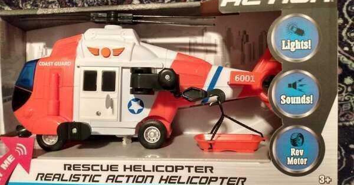 NEW in box Maxx Action Realistic Coast Guard Rescue Helicopter for $15 ...