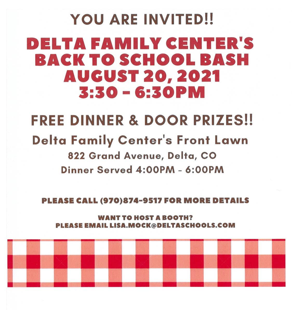 Back to School Bash! (Delta Police Department) — Nextdoor — Nextdoor