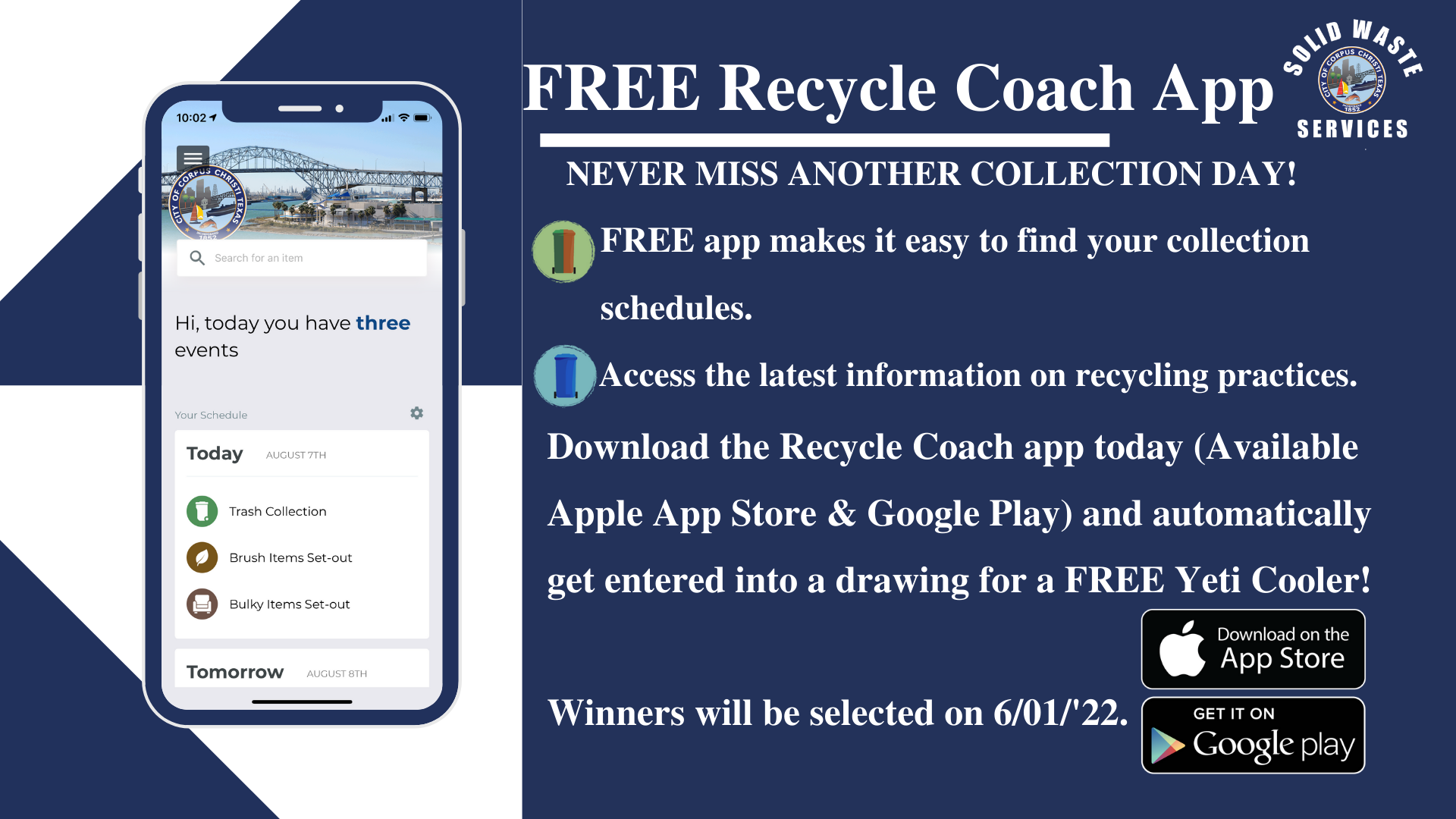 City of Corpus Christi | Solid Waste Services Recycle Coach App (City ... City of Corpus Christi | Solid Waste Services Recycle Coach App (City ...