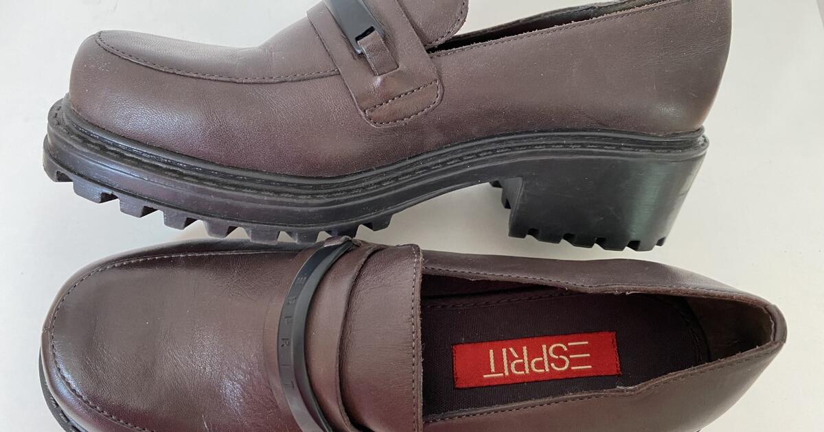 BRAND NEW Esprit Chunky Heel Leather Shoes for $30 in Malden, MA | For ...