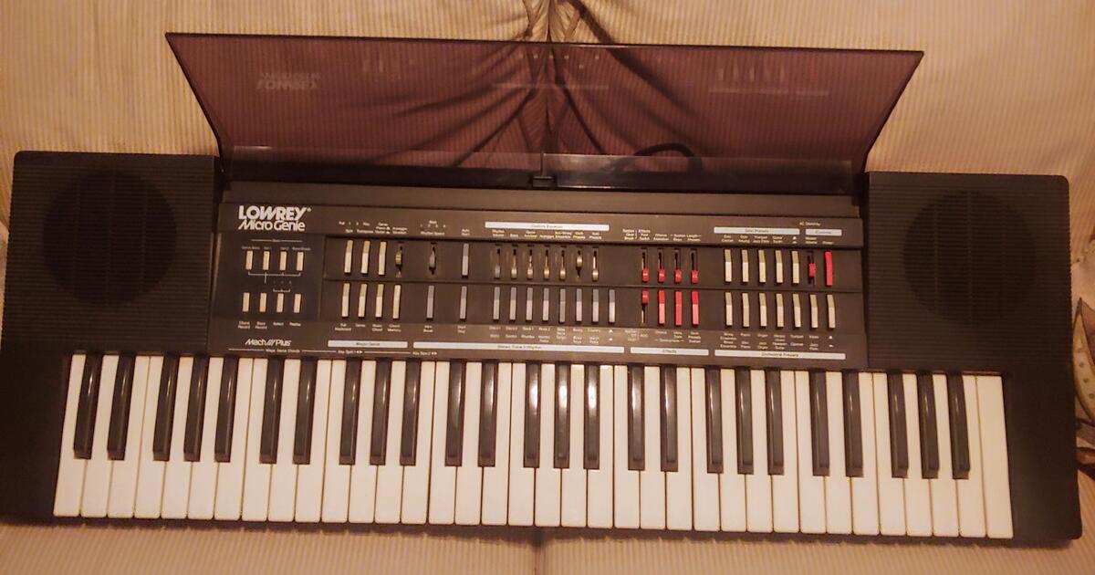 1980's Lowrey Micro Genie V-120 String Synth Keyboard Analog for $40 in ...