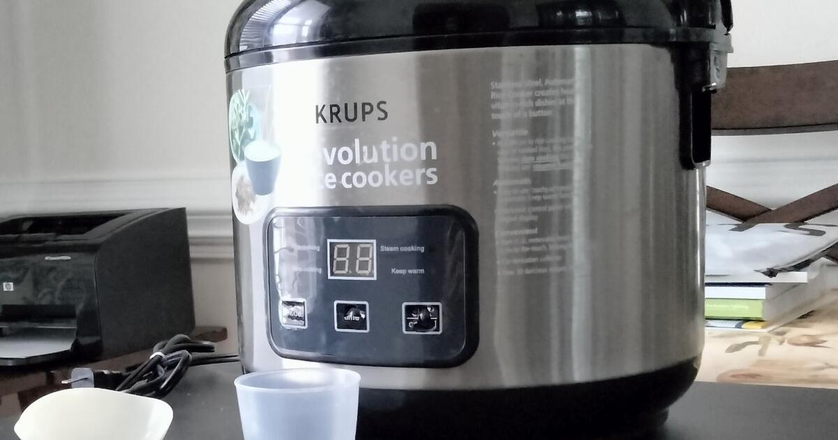 Krups Stainless Steel Rice Cooker, a product of Germany, in good ...