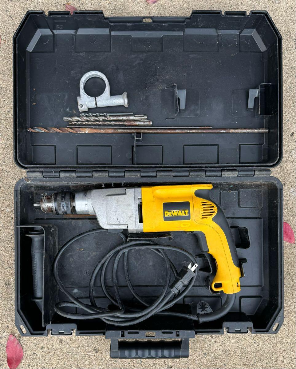 Dewalt DW515 Variable Speed Reversible Hammer Drill w/ Case for $120 in ...