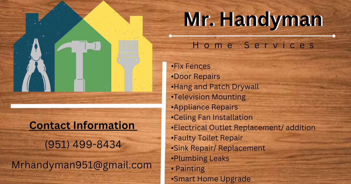 Handyman Services for $75 in Beaumont, CA | For Sale & Free — Nextdoor