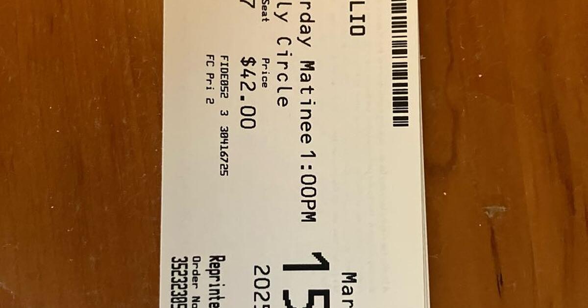 5 Metropolitan Opera Family Circle tickets for $85 in Queens, NY | For ...
