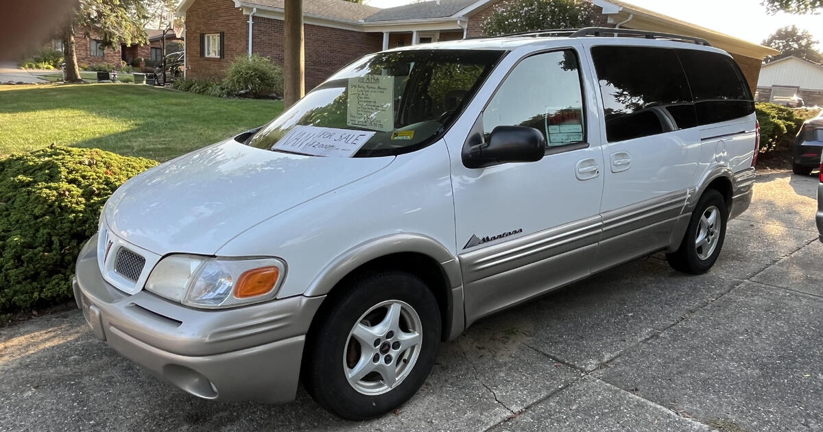 2000 Pontiac Montana Extended Length Mini-Van for $2000 in Macomb, MI ...