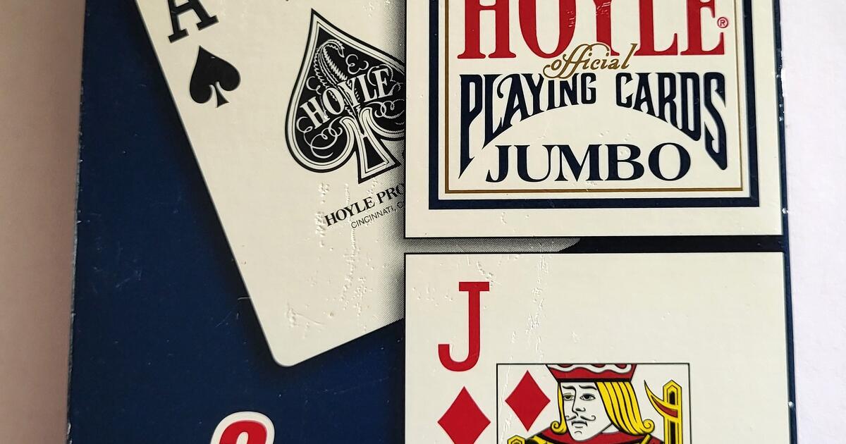Enhance your collection set-Vintage Hoyle Playing Cards Jumbo Faces ...