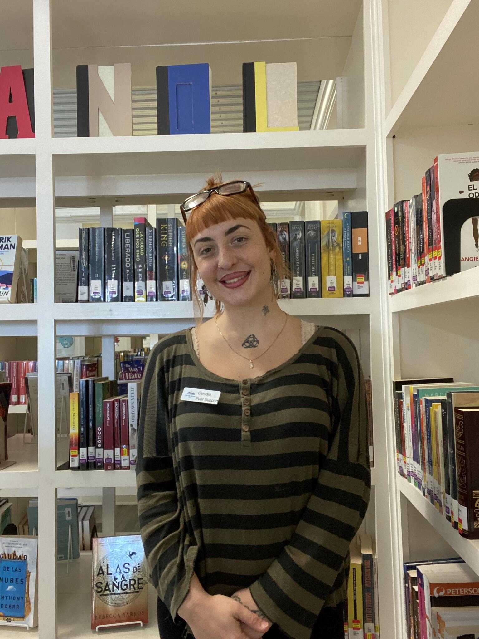 Welcome Claudia, our new Peer Support Specialist. (Del Valle Libraries ...