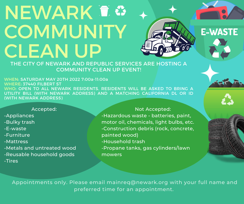 Newark Public Works and Republic Services is hosting another Community ...