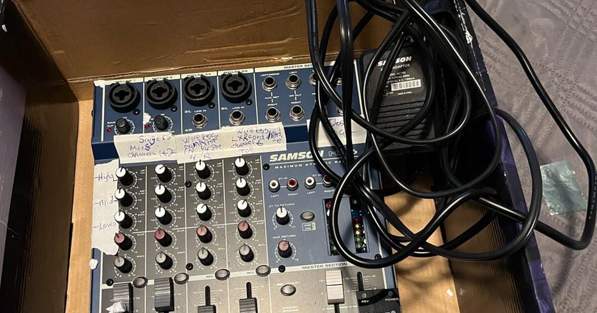 Samson MDR6 Mixer for $50 in Cincinnati, OH | For Sale & Free — Nextdoor