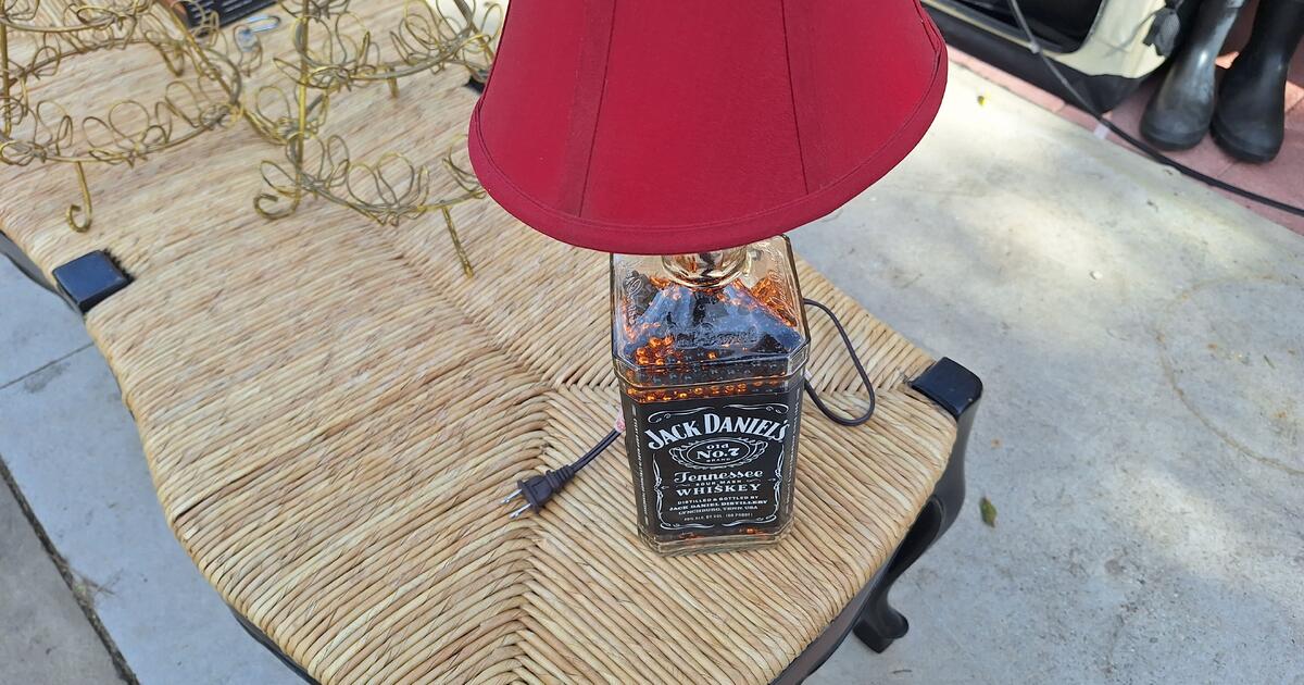 Jack Daniels Lamp with red shade for $35 in Long Beach, CA | For Sale ...