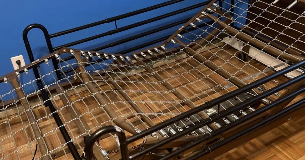 Drive medical Delta, fully electric hospital bed with rails in Dix ...