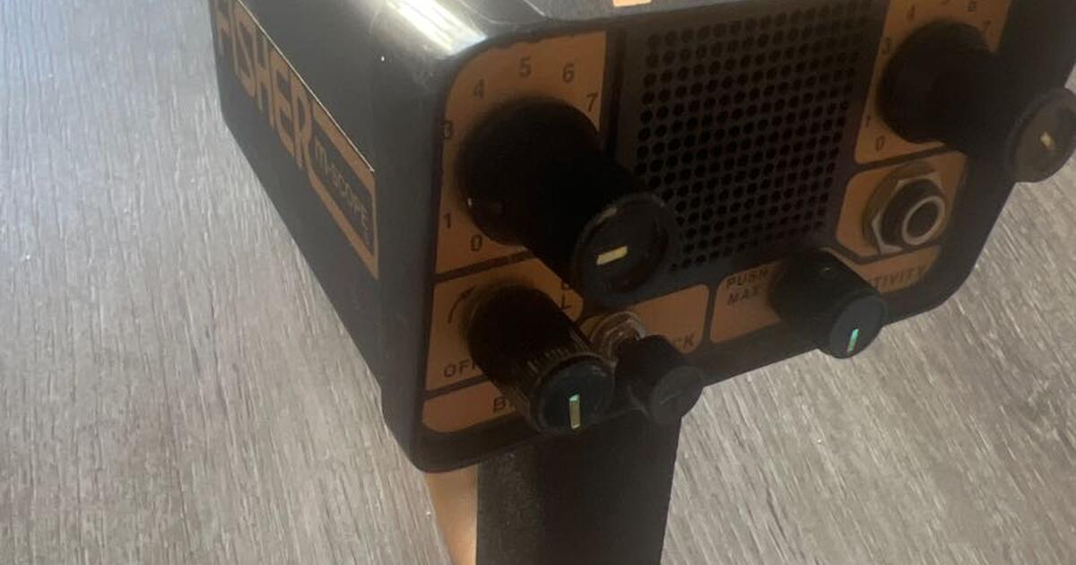 Fisher m-scope 1266-x metal detector for $210 in Wilmington, NC | Finds ...