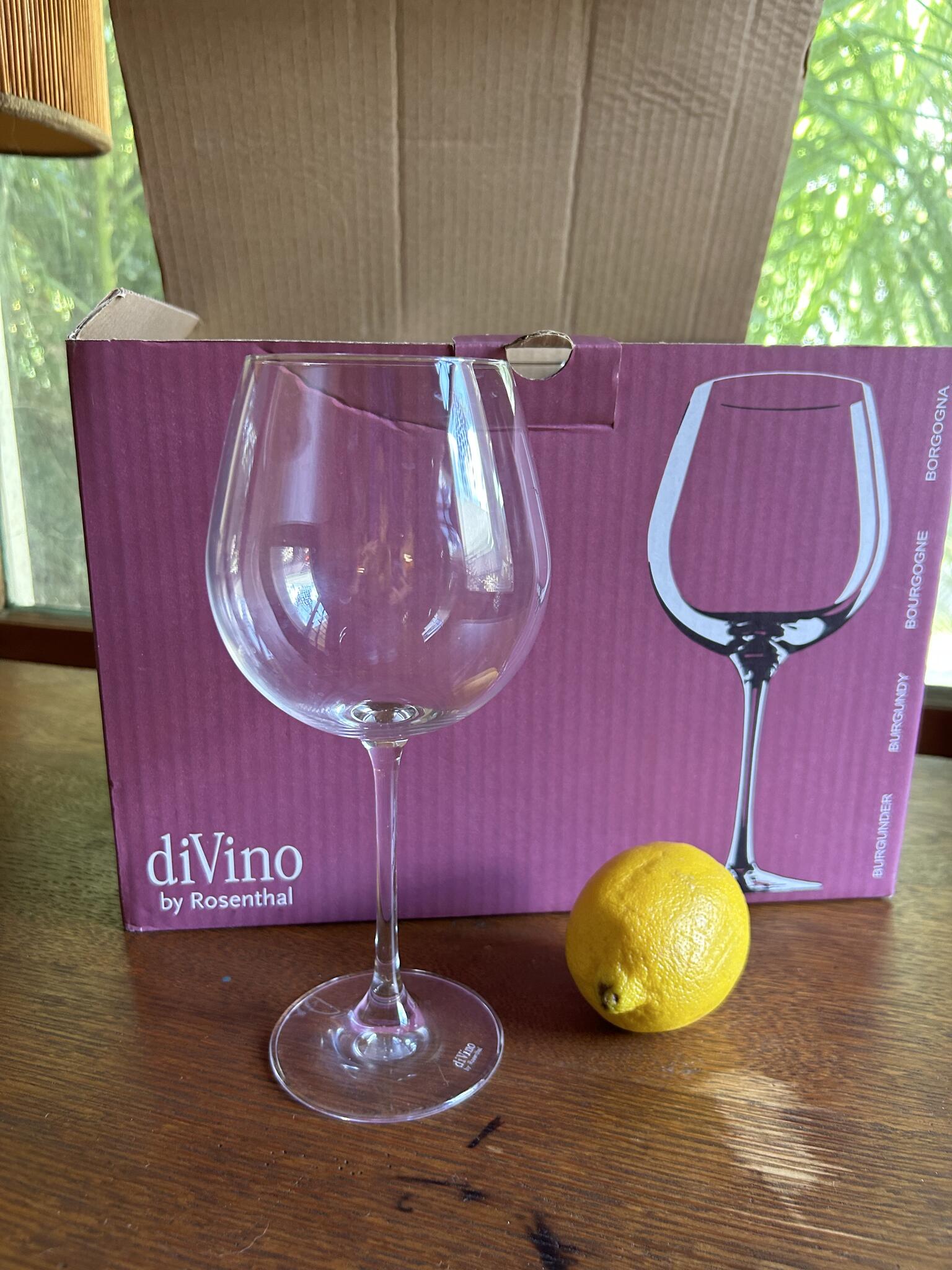 Rosenthal Divino Burgundy wine glasses, new for $55 in Oakland, CA ...