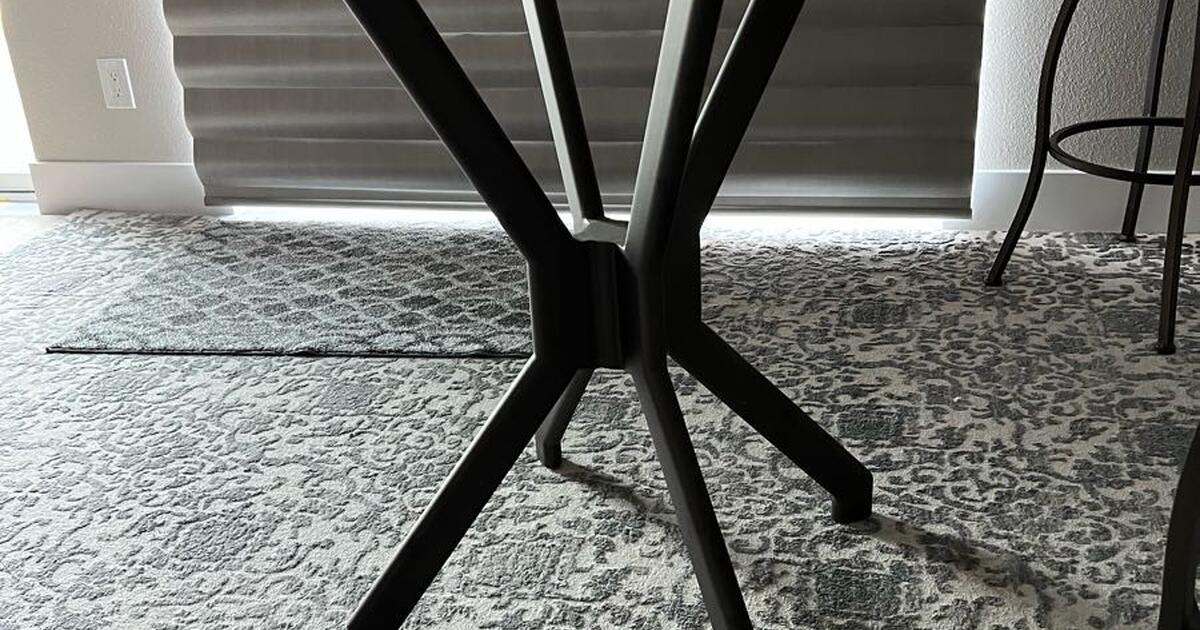 Bar height glass table for $180 in Clovis, CA | For Sale & Free — Nextdoor