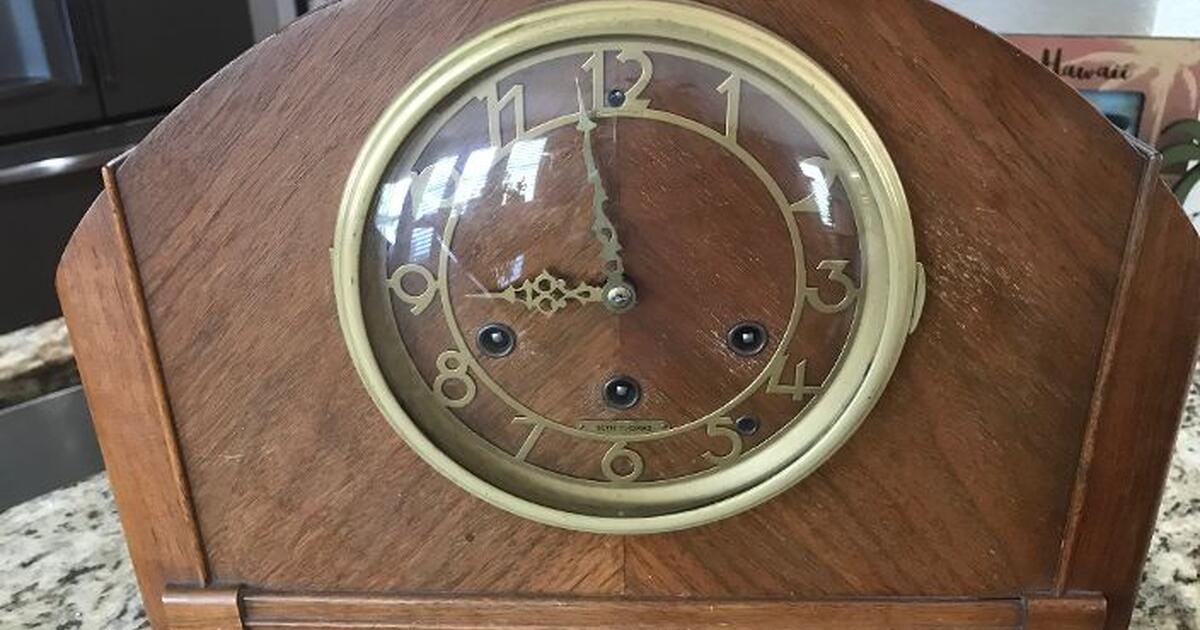 1947 SETH THOMAS SIMSBURY MANTLE CLOCK for $100 in Aurora, CO | For Sale & Free — Nextdoor