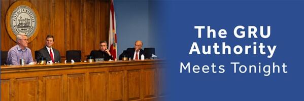 The GRU Authority meets tonight at 5:30 p. (Gainesville Regional ...