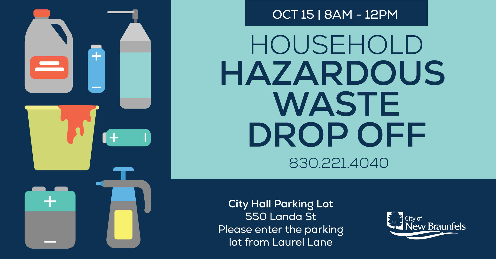 Household Hazardous Waste Drop Off Event (City of New Braunfels ...